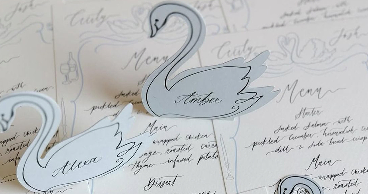 40 Bold and Creative Die-Cut Stationery Ideas | THE WED